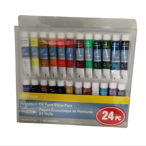 artists loft | Art | Oil Piant 24 Color Oil Huile Paint Set Value Lot ...